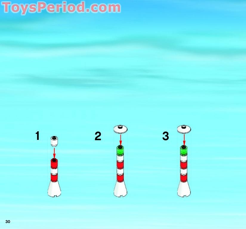 LEGO 4644 Marina Instructions and Parts List