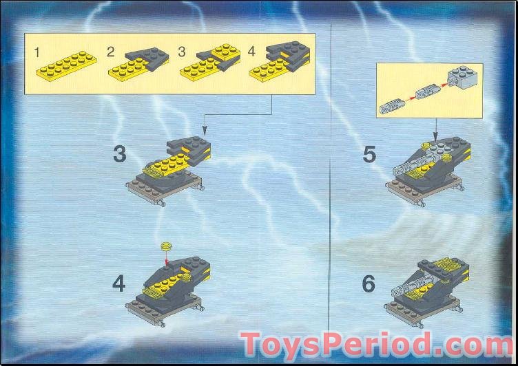 LEGO 6775 Alpha Team Bomb Squad Instructions and Parts List