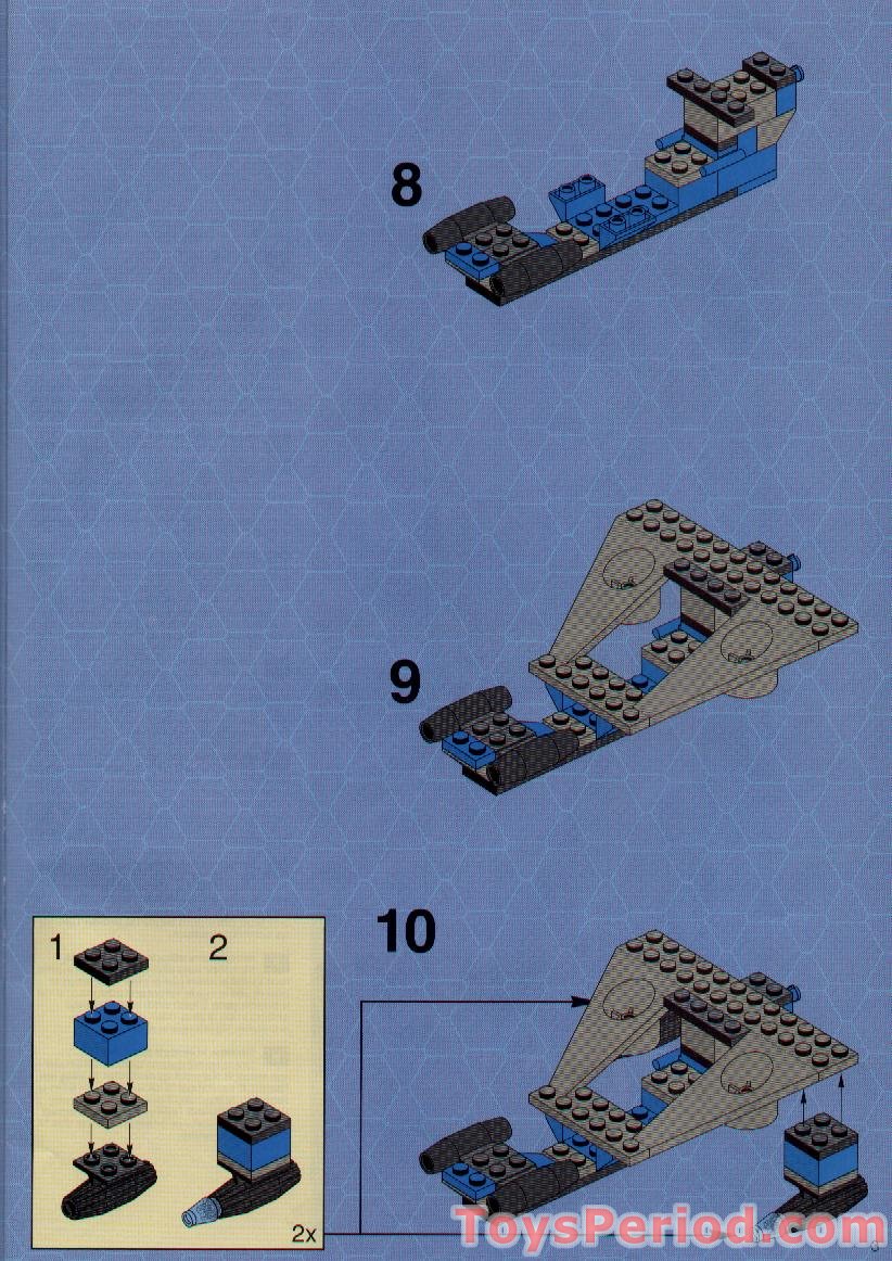 LEGO 6969 Celestial Stinger Instructions and Parts List
