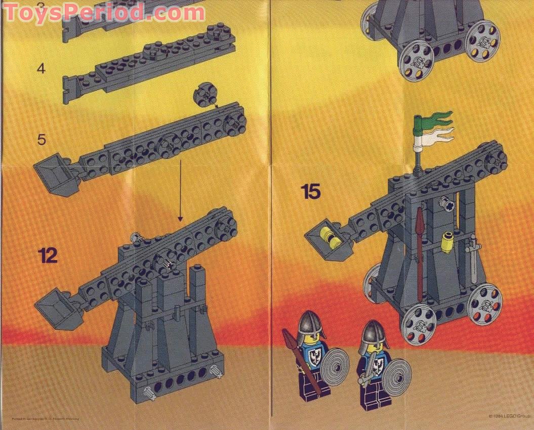 LEGO 6030 Catapult Instructions and Parts List