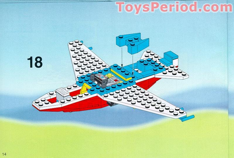 LEGO 6331 Patriot Jet Instructions and Parts List