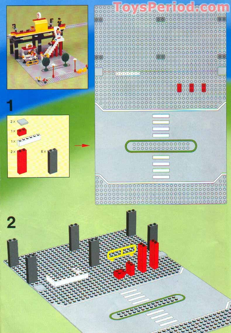 LEGO 6399 Airport Shuttle Instructions and Parts List