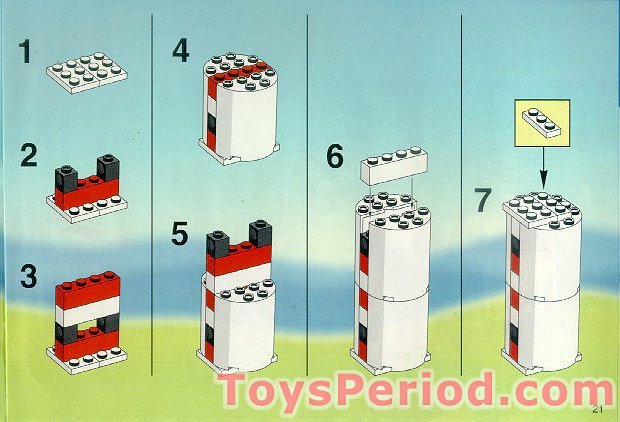 LEGO 6562 Gas Stop Shop Instructions and Parts List