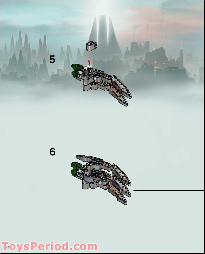 LEGO 8623 Krekka Instructions and Parts List