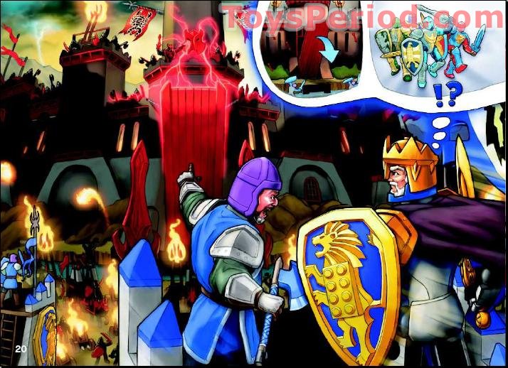 LEGO 8796 King Mathias (Series 2) Instructions and Parts List