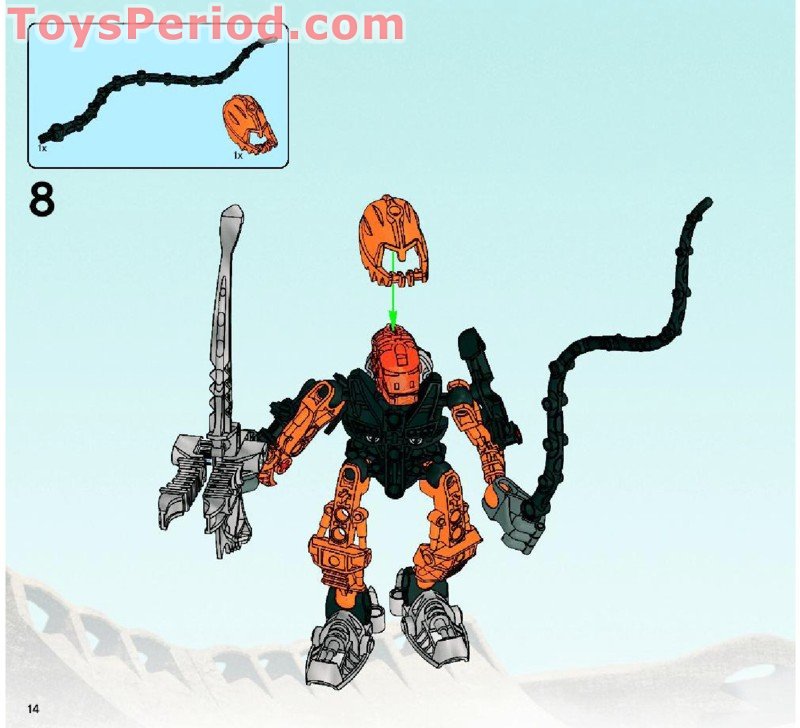 LEGO 8994 Baranus V7 Instructions and Parts List
