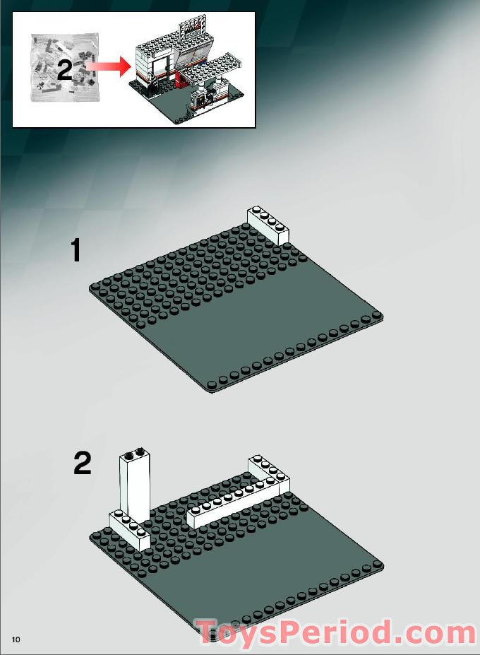 LEGO 8135 Bridge Chase Instructions and Parts List