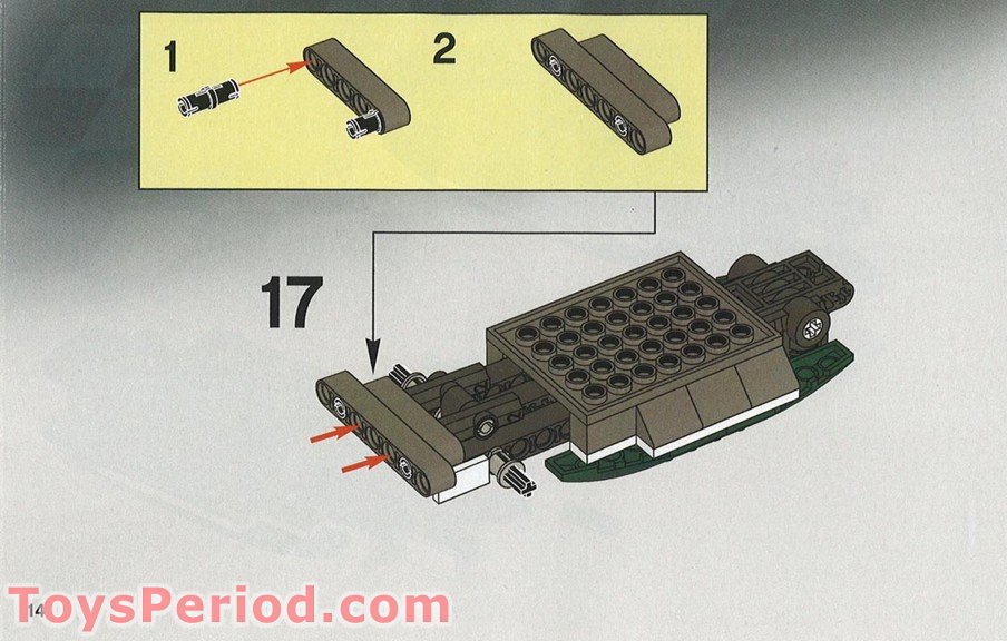 LEGO 8138 Phantom Crasher Instructions and Parts List