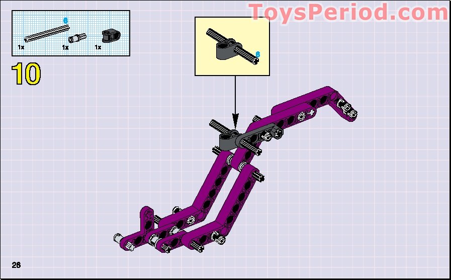 LEGO 8268 Scorpion Attack Instructions and Parts List