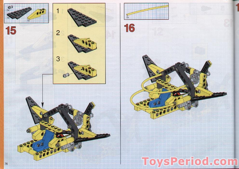 LEGO 8277 Giant Model Set Instructions and Parts List