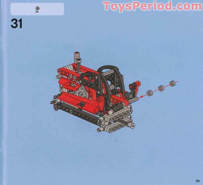 LEGO 8272 Snowmobile Set Parts Inventory and Instructions - LEGO ...