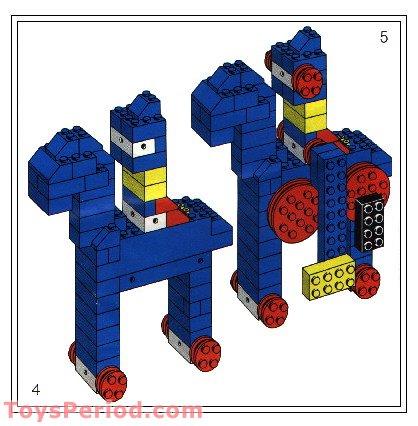 LEGO 140-2 Basic Set with Motor Instructions and Parts List