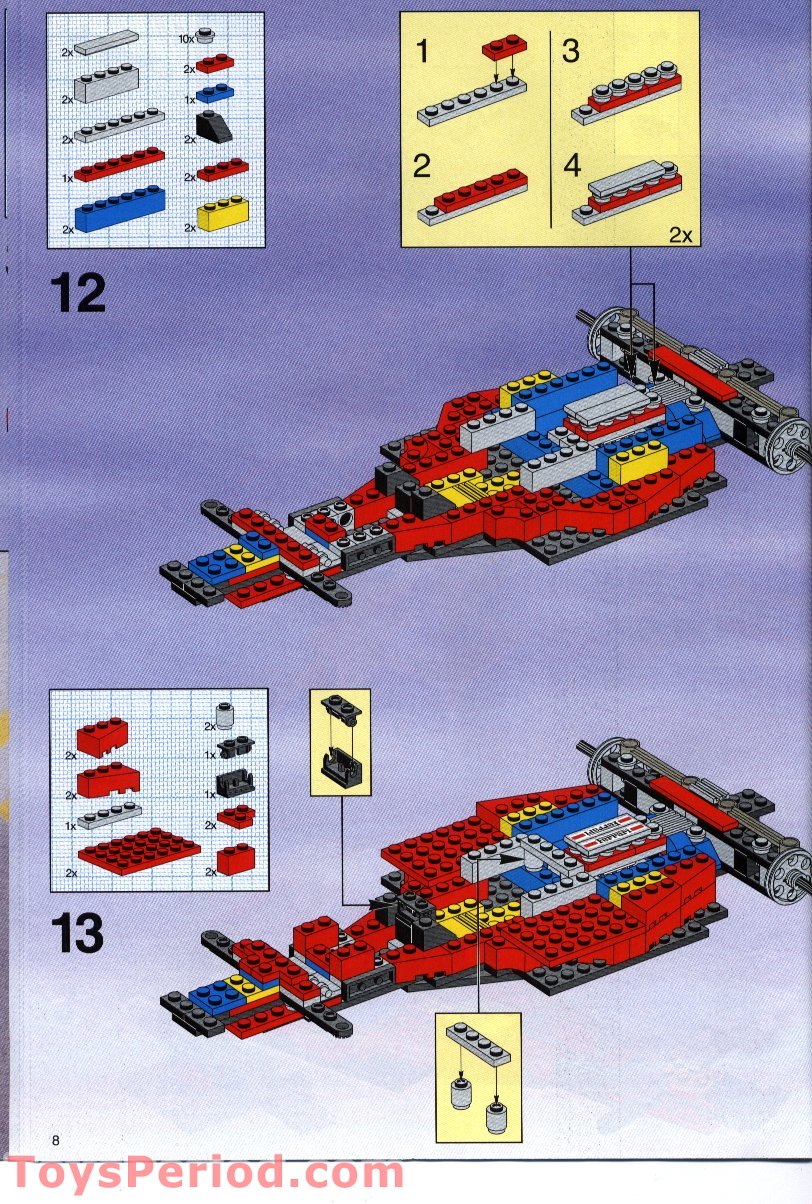 LEGO 2556 Shell Promotional Set, Ferrari Formula 1 Racing Car ...