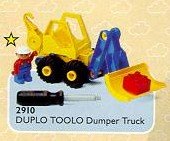 LEGO 2910 Dumper Truck Set Parts List