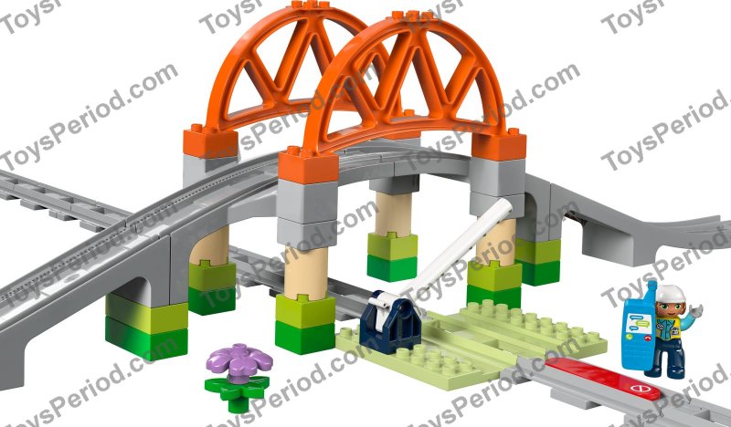 LEGO 10426 Train Bridge and Tracks Expansion Set Parts List