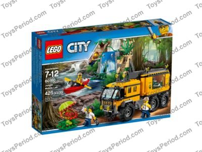 LEGO 60160 Jungle Mobile Lab Set Parts List