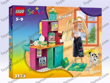 LEGO 3123 Emma's Chill-Out Kitchen Instructions and Parts List