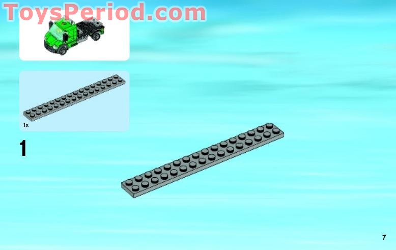LEGO 60052 Cargo Train Instructions and Parts List