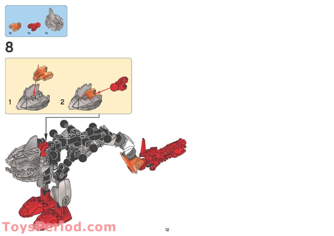 LEGO 6293 Furno Instructions and Parts List