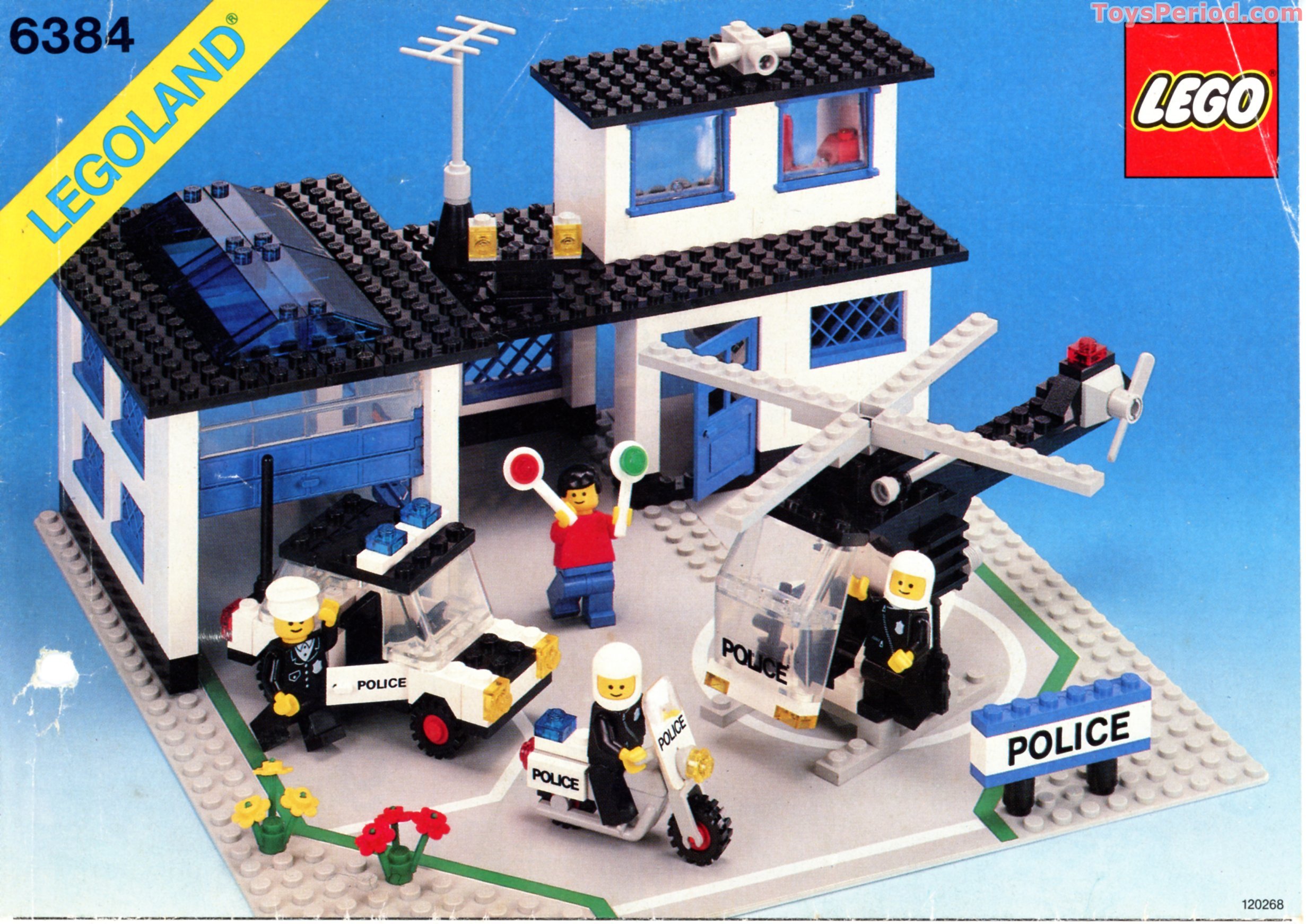 LEGO 6384 Police Station Instructions and Parts List
