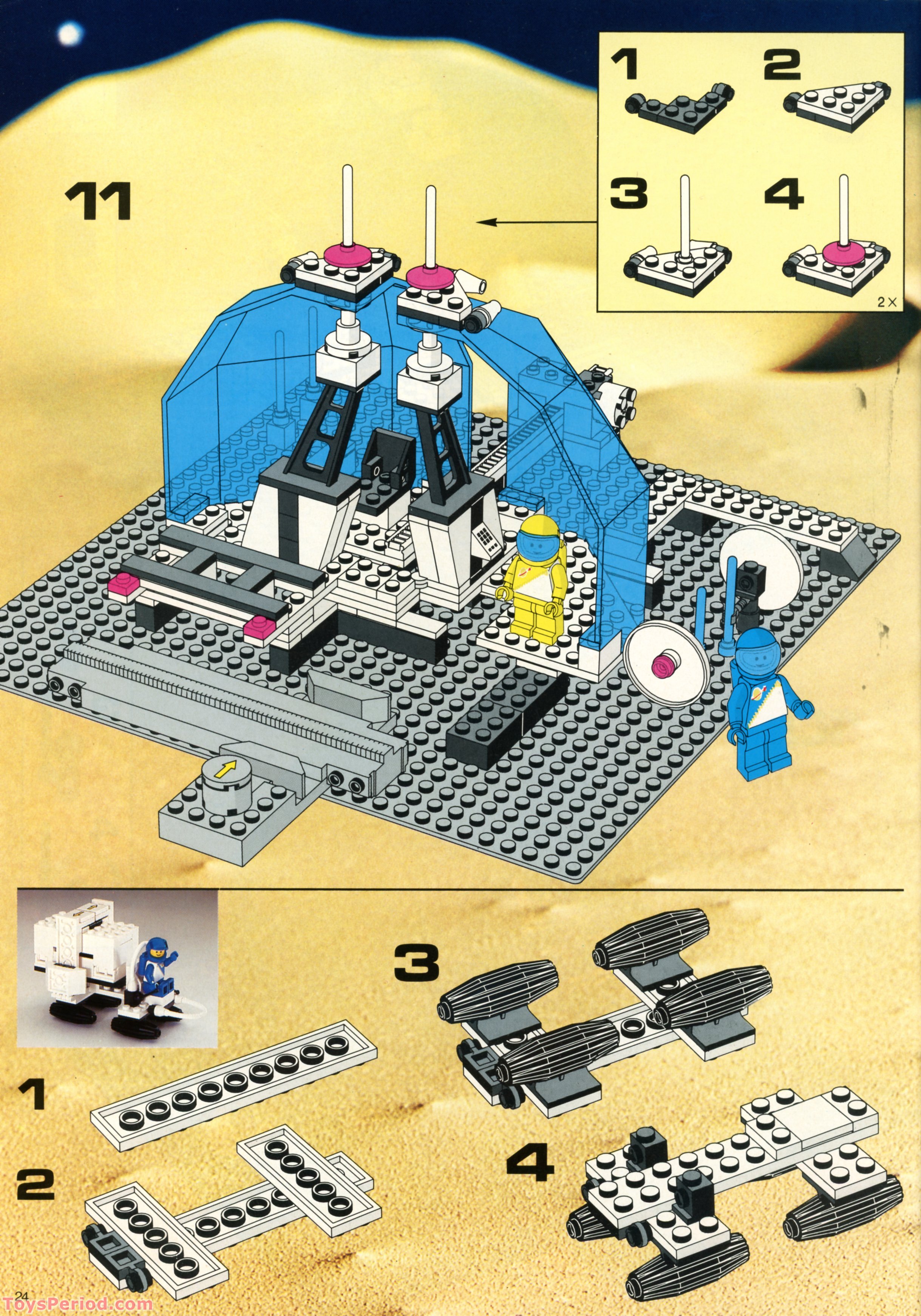 LEGO 6990 Monorail Transport System Instructions and Parts List