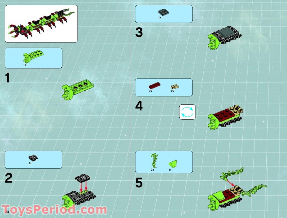 LEGO 70709 Galactic Titan Instructions and Parts List