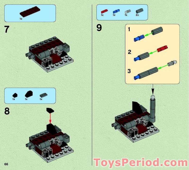 LEGO 75017 Duel on Geonosis Instructions and Parts List
