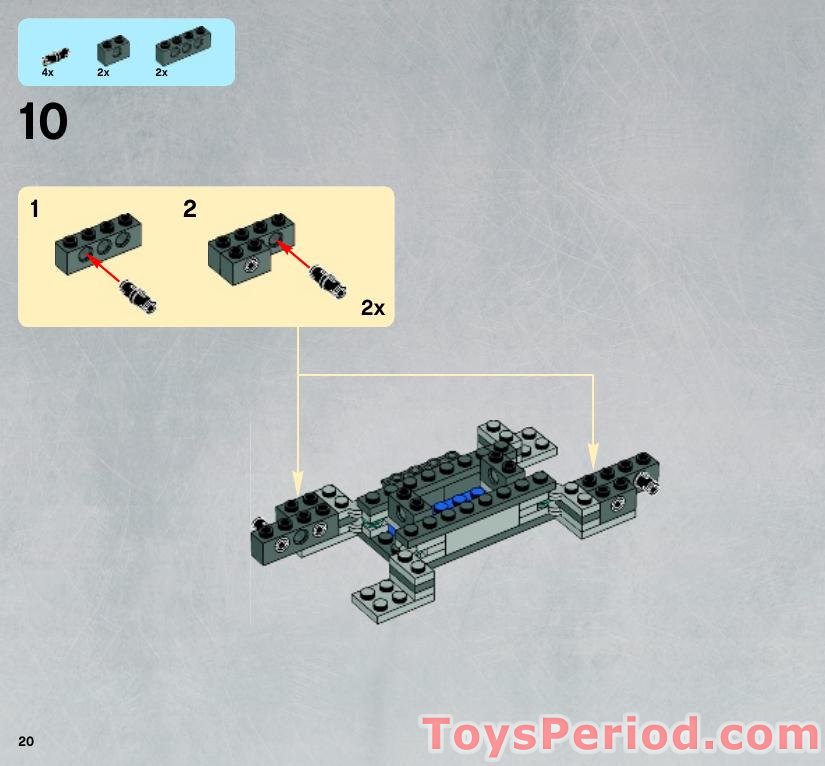 LEGO 7869 Battle for Geonosis Instructions and Parts List