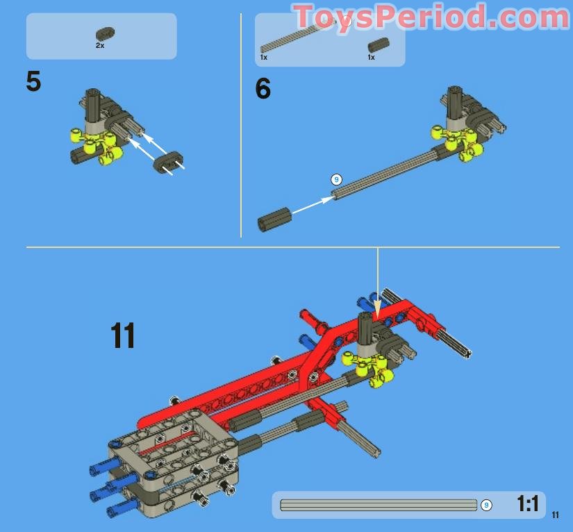 LEGO 8081 Extreme Cruiser Instructions and Parts List