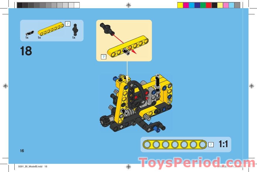 LEGO 9391 Crawler Crane Instructions and Parts List