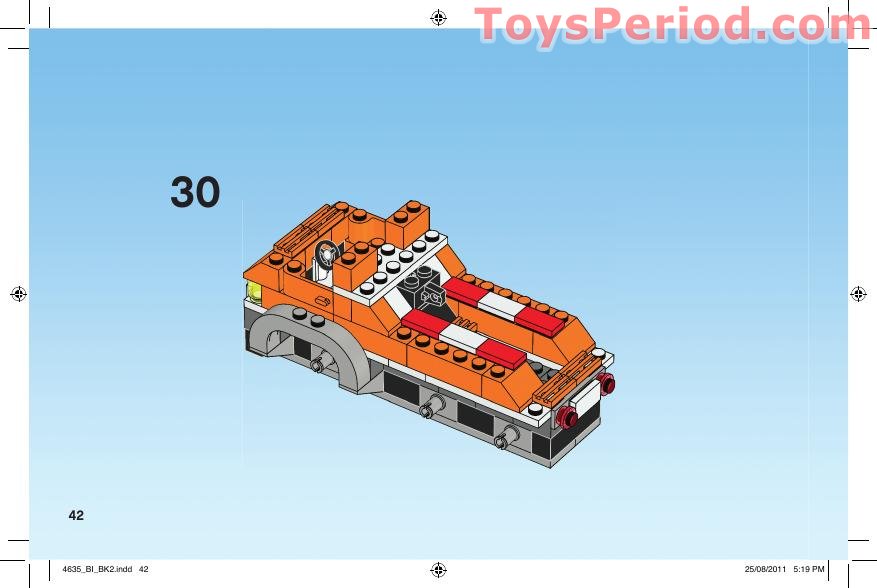 LEGO 4635 Fun with Vehicles Instructions and Parts List