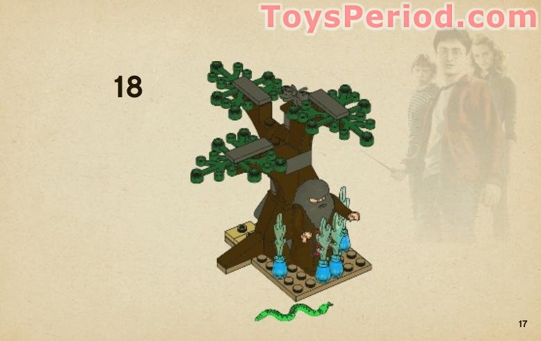 LEGO 4865 The Forbidden Forest Instructions and Parts List