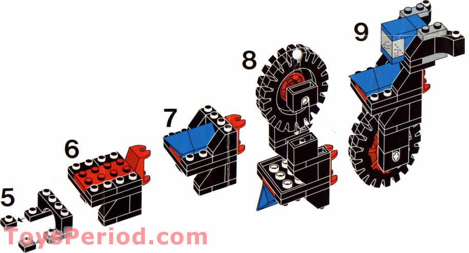 LEGO 393-1 Norton Motorcycle Instructions and Parts List