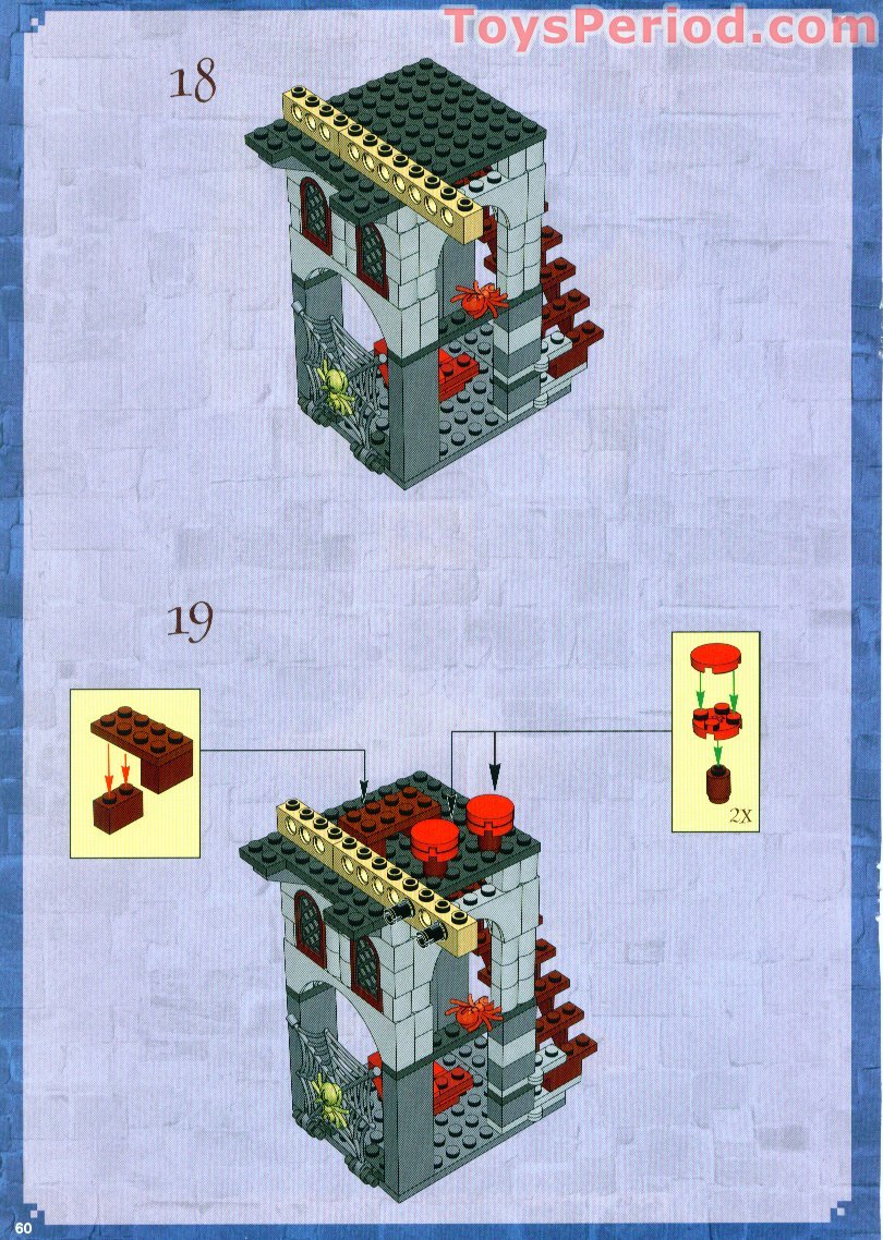 LEGO 4757 Hogwarts Castle (2nd Edition) Instructions and Parts List