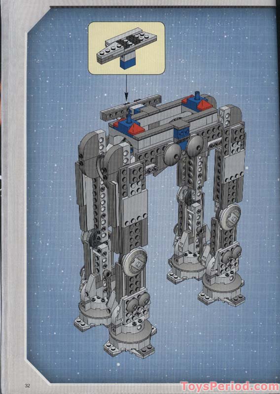 LEGO 4483-1 AT-AT, Black Box Instructions and Parts List