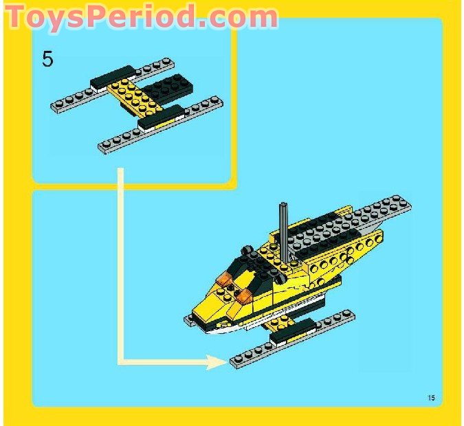 LEGO 6745 Propeller Power Instructions and Parts List