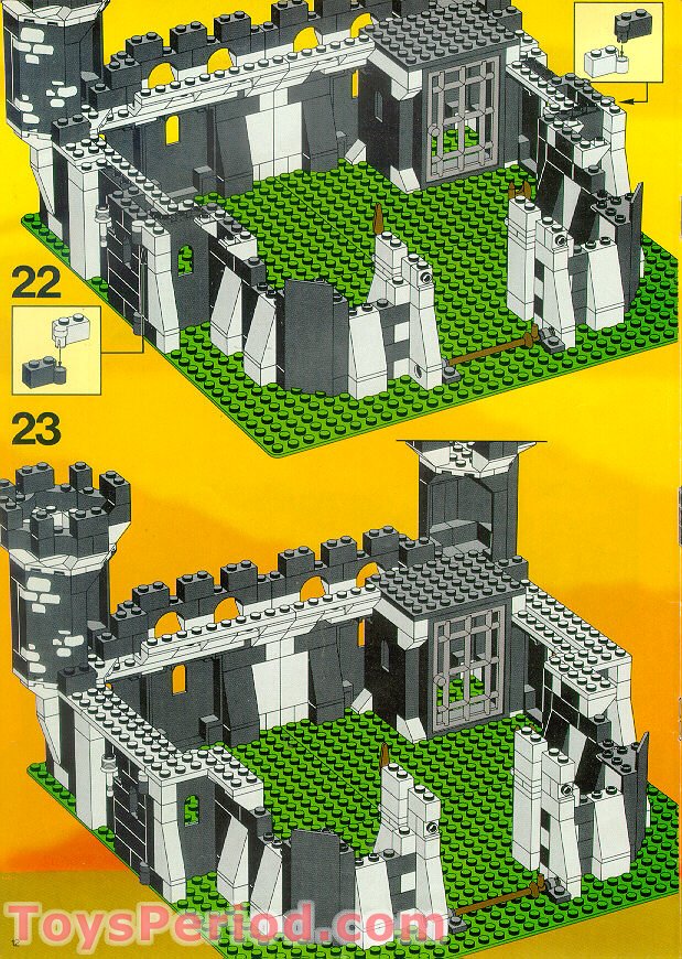 LEGO 6085 Black Monarch's Castle Instructions and Parts List