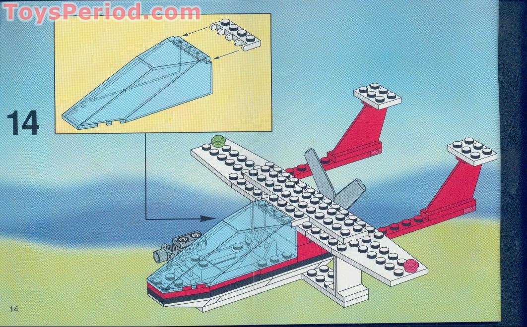 LEGO 6341 Gas 'n' Go Flyer Instructions and Parts List