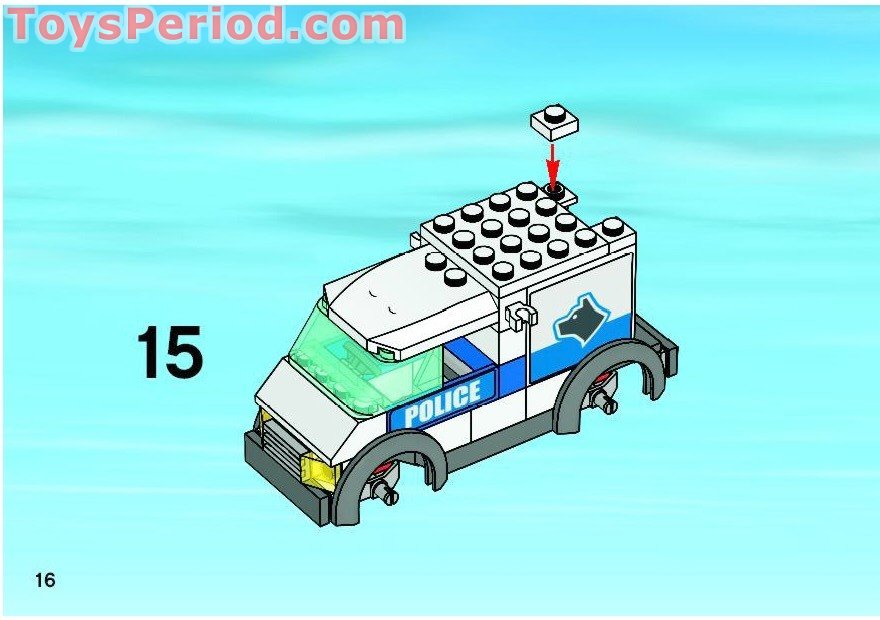 LEGO 7744 Police Headquarters Instructions and Parts List