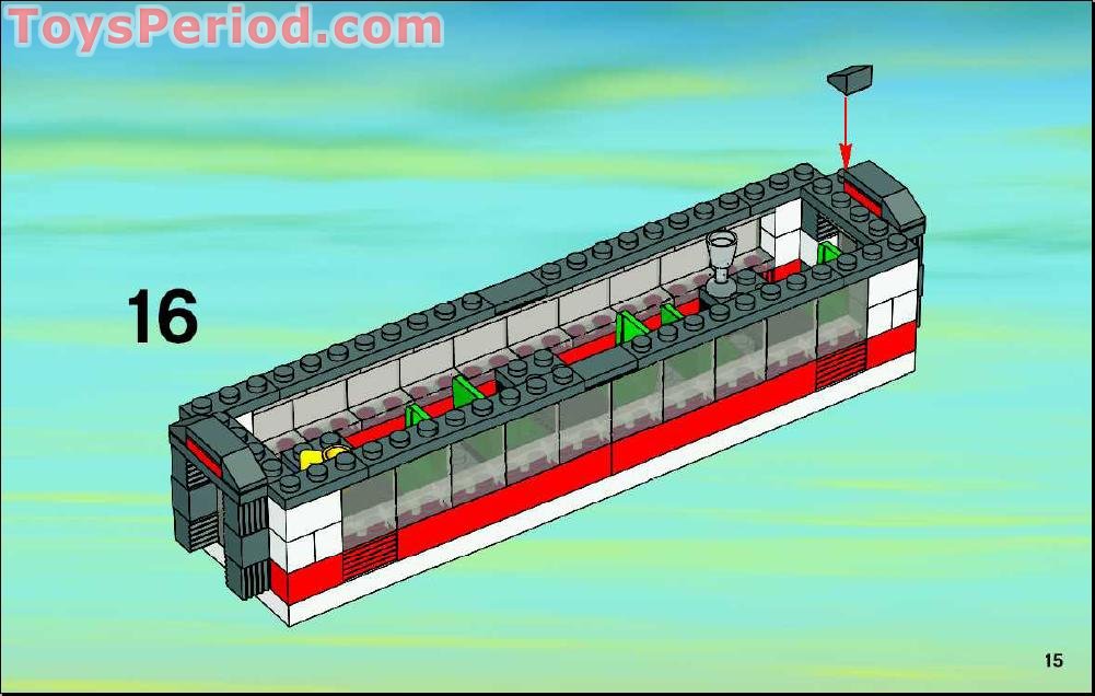 LEGO 7897 Passenger Train Instructions and Parts List