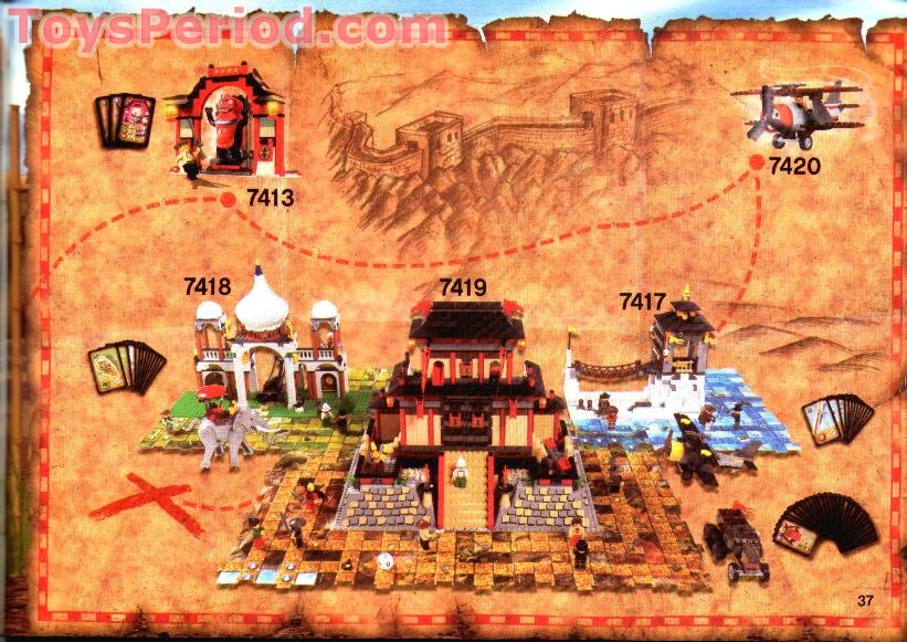 LEGO 7416 Emperor's Ship Instructions and Parts List