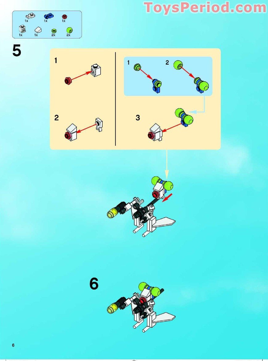 LEGO 8118 Hybrid Rescue Tank Instructions and Parts List