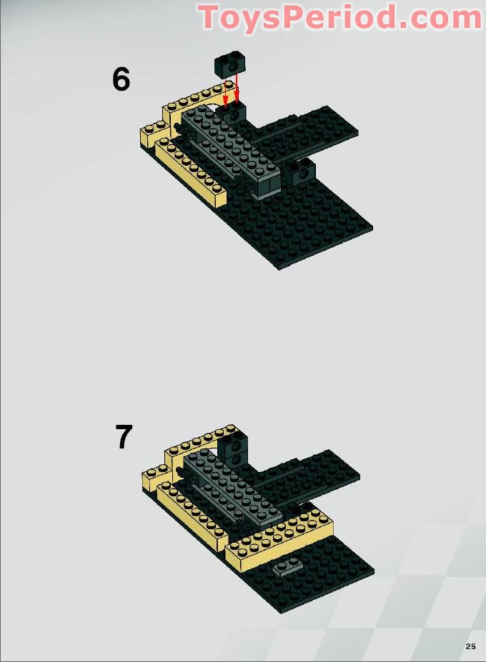 LEGO 8135 Bridge Chase Instructions and Parts List