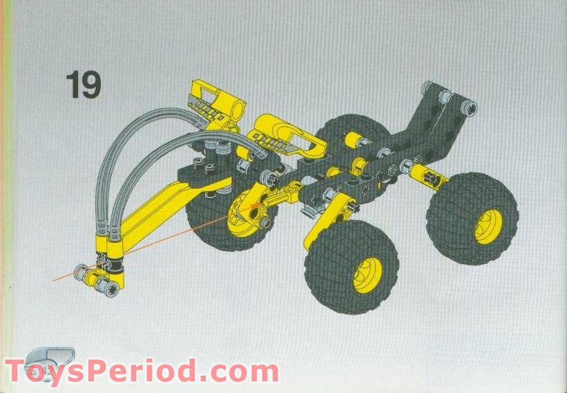 LEGO 8240 Slammer Stunt Bike Instructions and Parts List