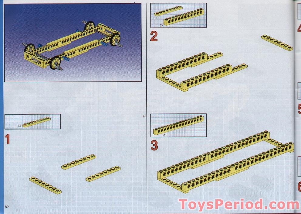 LEGO 8277 Giant Model Set Instructions and Parts List