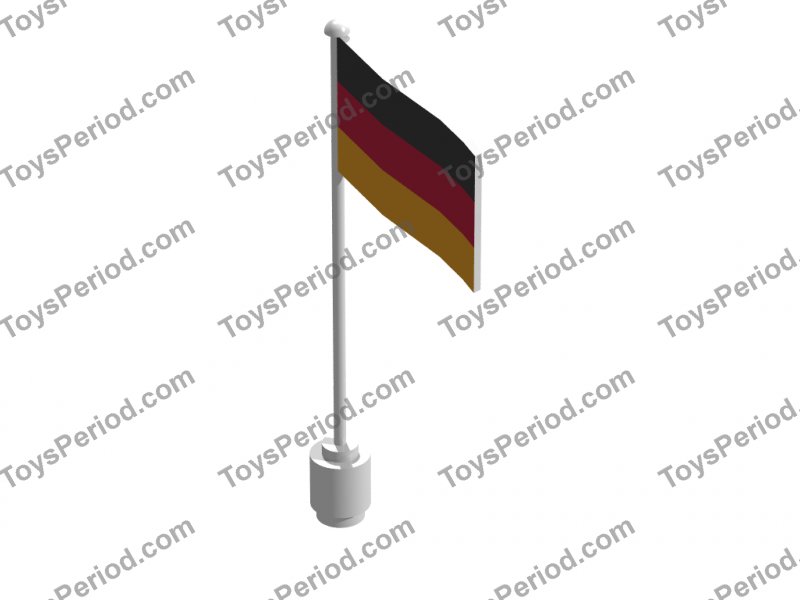 LEGO Sets with Part 777p01 Flag on Flagpole, Wave with Germany Pattern