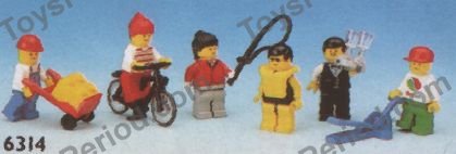LEGO 6314 City People Instructions and Parts List