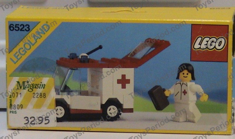 LEGO 6523 Red Cross Instructions and Parts List