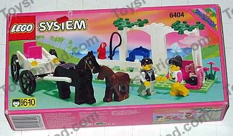 LEGO 6404 Carriage Ride Instructions and Parts List