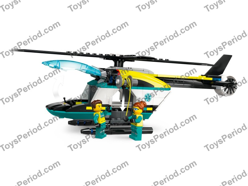 LEGO 60405 Emergency Rescue Helicopter Set Parts List